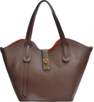 Isabella Rhea CIOCCOLATO Ledertasche