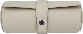 Brunello Cucinelli Homme, Accessoires, Gris, Taille: ONE Size Porte-montre en cuir de veau