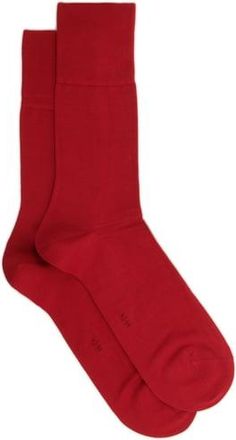 Falke Chaussettes mi-hautes en coton m&eacute;lang&eacute;