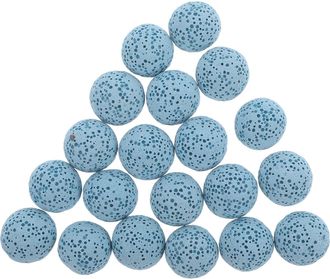 BESPORTBLE Natürliche Vulkanstein Duftperlen 16mm aus Vulkangestein 20 Stück Aromatherapie Diffusorsteine für Auto Wohnung und Selbstgemacht Schmuck