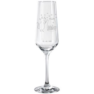 Mr. & Mrs. Panda Sektglas Maus Sterne - Geschenk, Tr&auml;ume, Schwangerschaft, F&uuml;r Hochzeit, Hoffnung, Sektfl&ouml;te, Schaumweinglas, Taufe, Champagnerglas, Sektkelch, Modern,