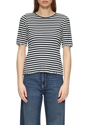 s.Oliver T-Shirt pour Femme, Bleu Marine, 44