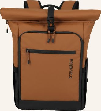 Travelite Rucksack Briize Roll Up 24 L Mit Laptop-Fach braun