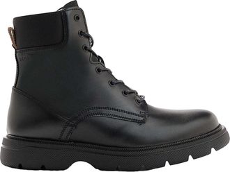 HUGO BOSS Herren Stiefeletten Jacob, Leder (Schwarz)