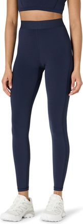 Amazon Essentials Damen Active FormFlex Buttery Soft Yoga-Leggings mit elastischer Taille hohe Taille volle Schrittlänge von 70cm, Marineblau, XXL