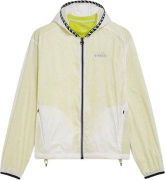 Diadora Femme, Sweatshirts et sweats &agrave; capuche, Blanc, Taille: 38 FR Coupe-vent
