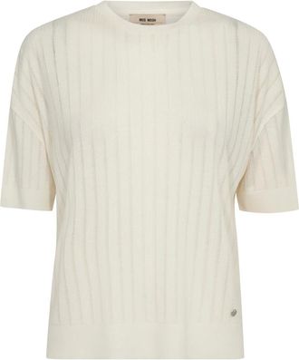 Mos Mosh MOS Mosh, Femme, Tops, Beige, Taille: 40 FR Tee Printanier avec Style Swann O-Ss