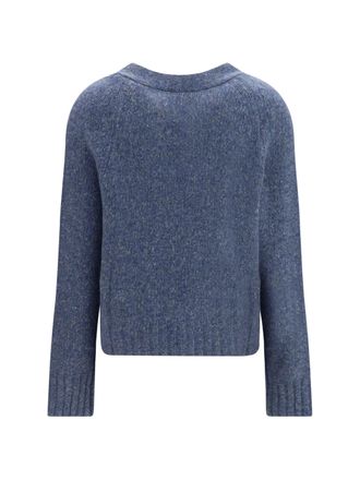 Allude Womens Cashmere V-Neck Cardigan 13 Kashmir-Capra Hircus Kashmir/capra Sweater