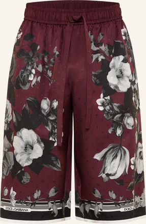 Dolce & Gabbana Seidenshorts rot