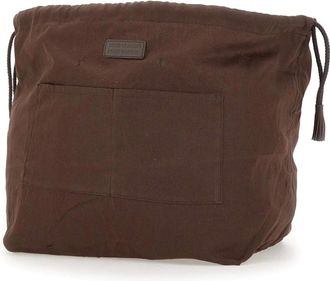 Dragon Diffusion Femme, Sacs, Brun, Taille: ONE Size Pochette en coton avec cordon de serrage