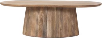 Giga Meubel Couchtisch Salvador - Natur Holz - 140x70x38cm