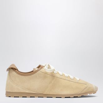 Jacquemus Beige Les Tennis Sneakers aus Veloursleder