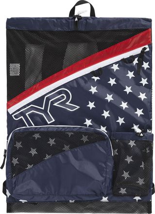 TYR TEAM ELITE MESH BACKPACK RED/NAVY