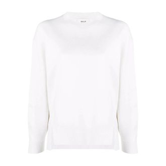 Bally Rundhals-Strickwaren-Hoodie - - Knitwear - Damen - Wei&szlig; - S