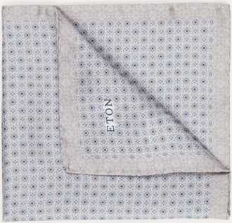 Eton Einstecktuch grau