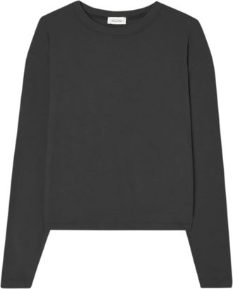 American Vintage T-shirt Manches Longues Col Bateau Ypawood American Vintage