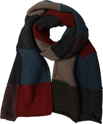 Dolce & Gabbana Patchwork Knit Scarf - Multicolor