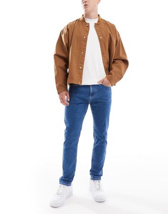 Tommy Jeans Austin - Jean slim fuselé à délavage moyen-Bleu