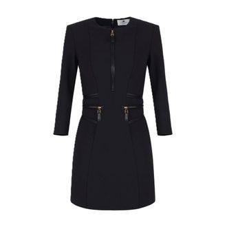 Elisabetta Franchi Damen, Kleider, Schwarzk, MGr&ouml;&szlig;e