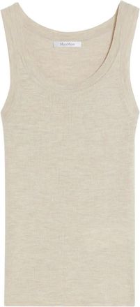 Max Mara haut Eliadi à design côtelé - Tons neutres
