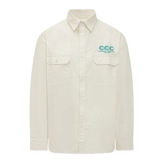 Willy Chavarria Herren, Shirts, Beige, MGr&ouml;&szlig;e