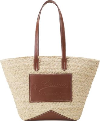 Lanvin Femme, Sacs, Beige, Taille: ONE Size Catch Medium Basket Bag