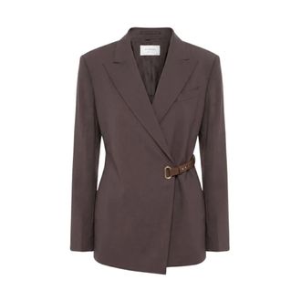 Sportmax Femme, Vestes, Brun, Taille: 34 FR Blazers