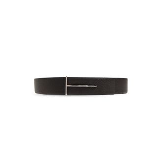 Tom Ford Grain Leather Slim T Reversible Belt - - Accessories - Herren - Schwarzk - 95 CM