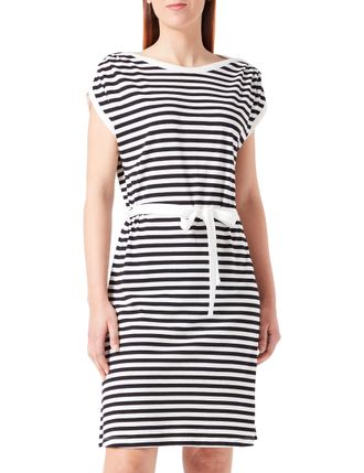 s.Oliver Damen 10.2.11.20.200.2129632 Kleid kurz, Schwarz | Weiß 99g9, 42