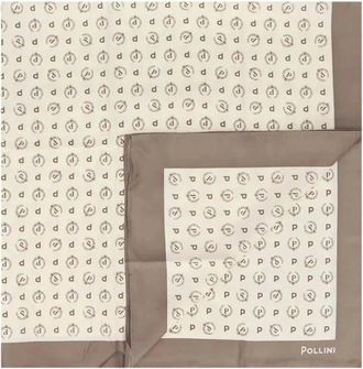 Pollini Femme, Accessoires, Beige, Taille: ONE Size Heritage Logo Classic 68X68