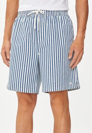 Mustang Jeans Mustang Stoffshorts Jim 1015277 Blau Regular Fit