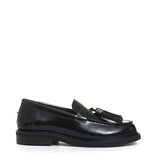 Poesie Veneziane Black Tassel Loafer - Gr. 37,5 (EU) - in Schwarz