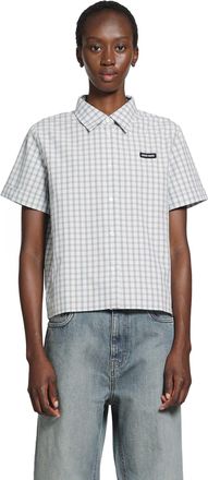 Miu Miu Checked Poplin Shirt