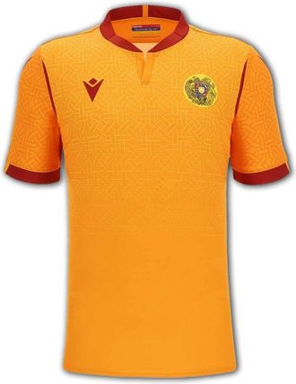Macron Armenien Away Shirt M22 orange FFA Auswärtstrikot Armenia Matchday Jersey, Größe:XXL