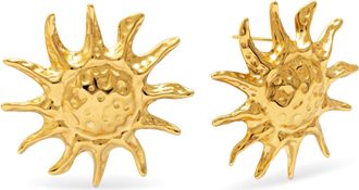 Singularu Ohrringe Sun Light. Edelstahl mit 18K vergoldung. Schmuck f&uuml;r Damen