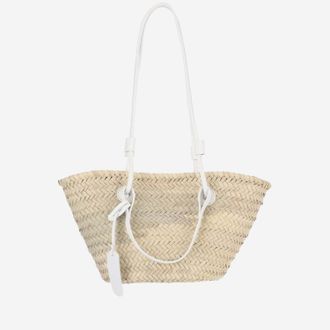 Filippo Catarzi Womens Straw Shoulder Bag Natural