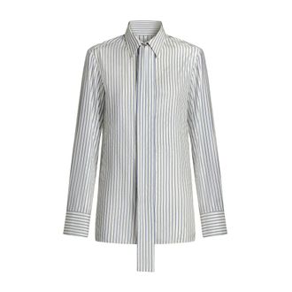 Kiton Seidenhemd mit Bindedetail - - Blouses & Shirts - Damen - Beige - M