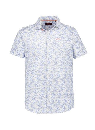N.Z.A. Herren Kurzarmhemd wei&szlig; Jersey
