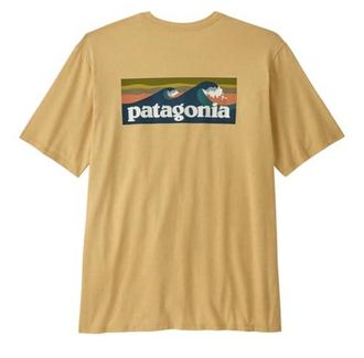 Patagonia Ms Boardshort Logo Pocket Responsibili-Tee T-Shirt, Beeswax Tan, XL Hommes