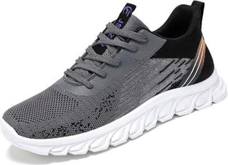 Generic Chaussures De Sport Homme Respirantes en Mesh Chaussures De Marche, Course &Agrave; Pied Tennis Et Training avec Amorti pour La Salle De Sport(Black,43 EU)