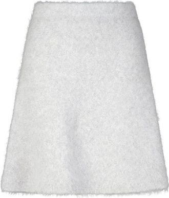 Samsøe & Samsøe Femme, Jupes, Gris, Taille: 36 FR Jupe Midi en Alpaga et Laine A-Line