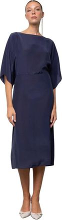 Kaos Kaos, Damen, Kleider, Blau, XLGr&ouml;&szlig;e