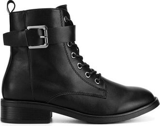 Clara Barson Schn&uuml;rschuhe WS6371-01 Schwarz