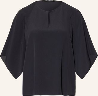 Luisa Cerano Luisa Cerano Blusenshirt Mit Seide Und 3/4-Arm blau