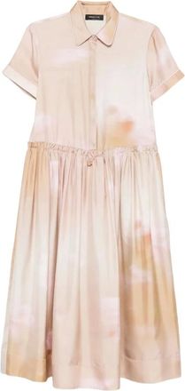 Fabiana Filippi Femme, Robes, Beige, Taille: 36 FR Silk Dress