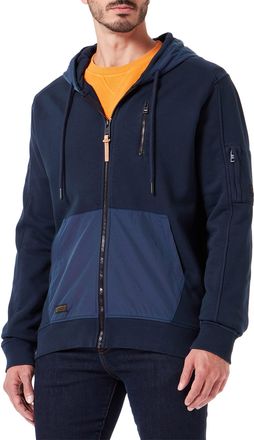 Camel Active Herren Strickjacke 409401/7W12, Night Blue, S