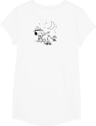 Peanuts Snoopy Camping T-Shirt