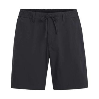 Oscar Jacobson Blaue Rip-Stop Stretch Shorts Regular Fit - - Shorts - Herren - Blau - L