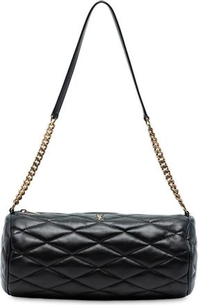 Saint Laurent Hobo Bags - Small Quilted Lambskin Sade Tube Bag - Gr. unisize - in Schwarz - für Damen