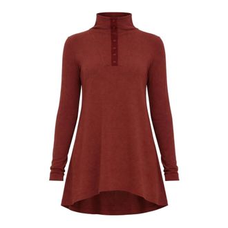 Transit Par-Such Femme, Blouses et Chemises, Rouge, Taille: 48 FR Tunique